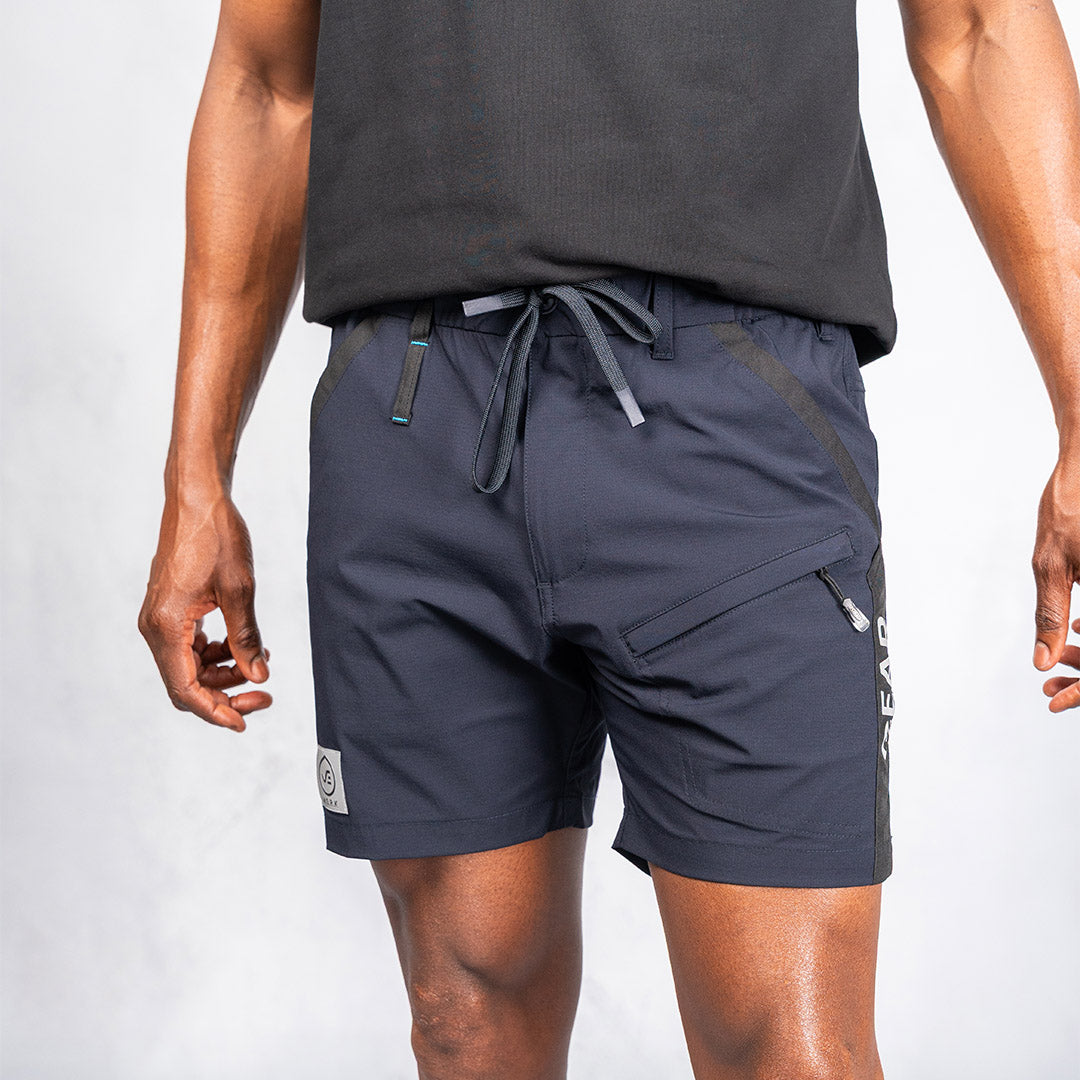 W.O.R.K Ripstop Reflective Shorts 6 Inch Navy – Curve Gear