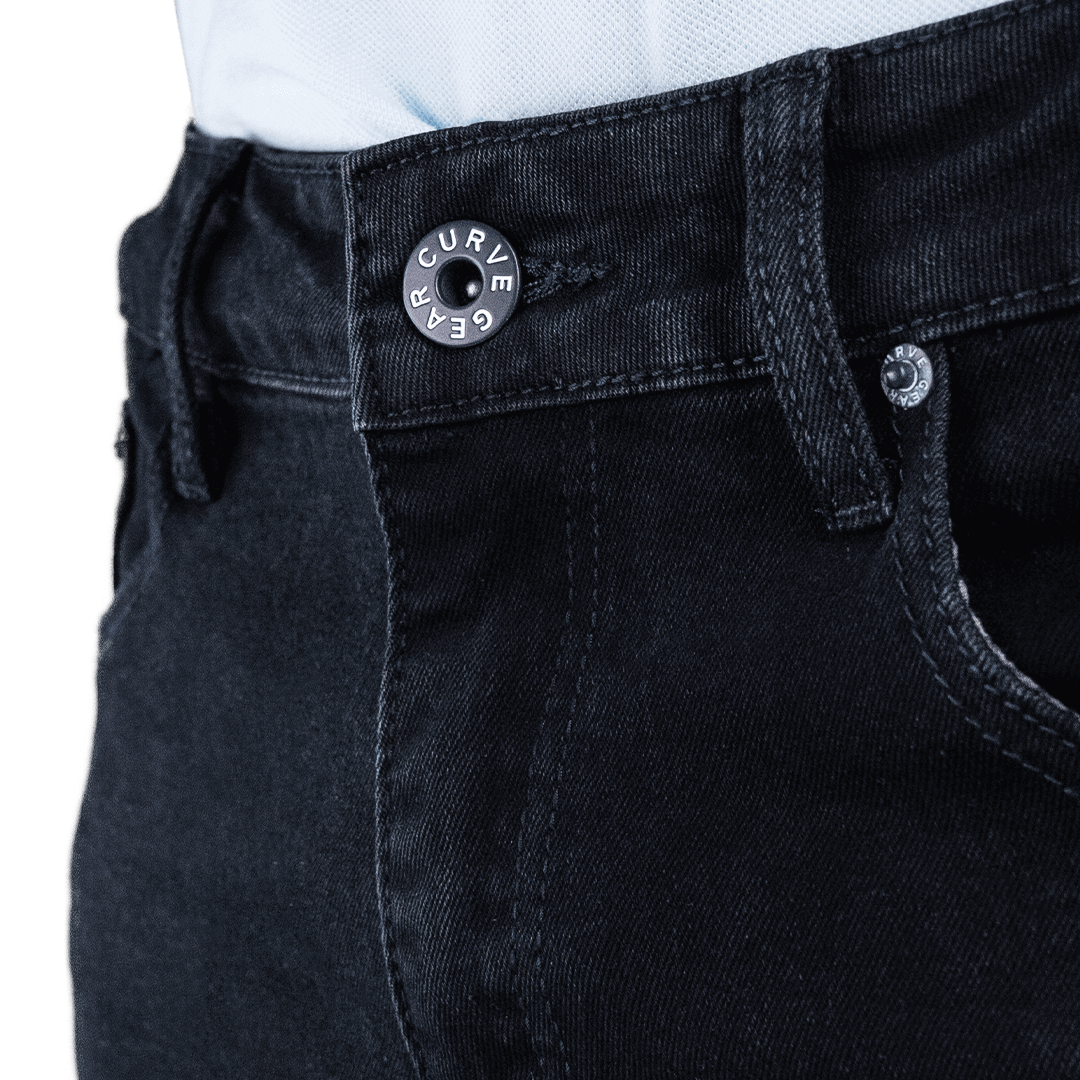 C100 Series Denim Straight Blue Black - Curve Gear