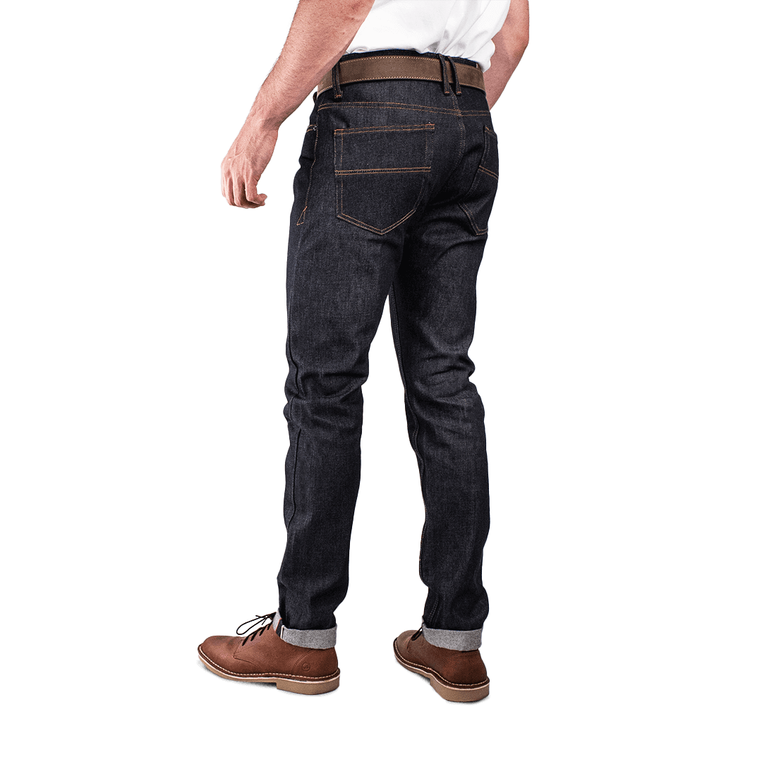 C100 Series Denim Straight Raw Indigo - Curve Gear
