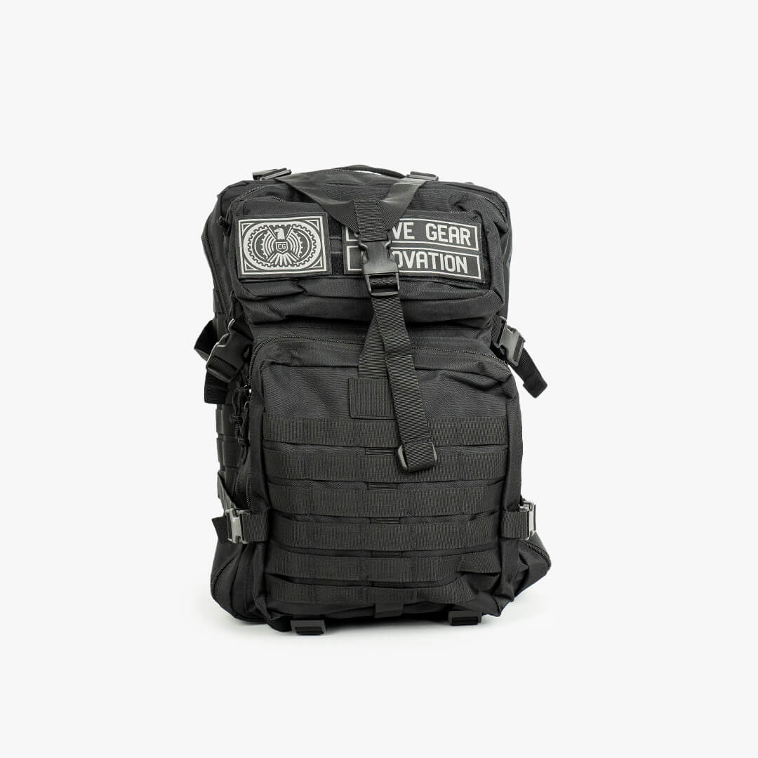 Military Back Pack Black - Curve Gear