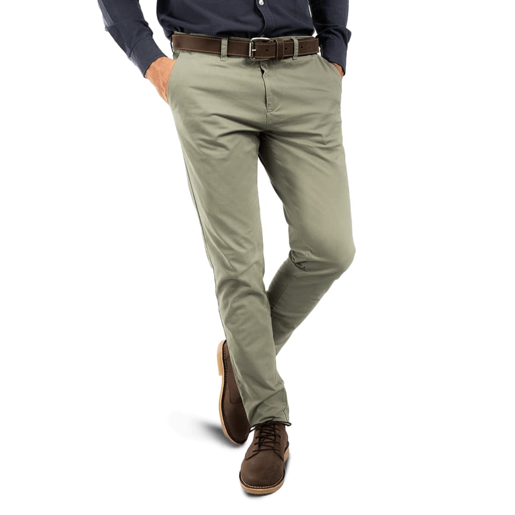 Slim Fit Chinos Grey - Curve Gear