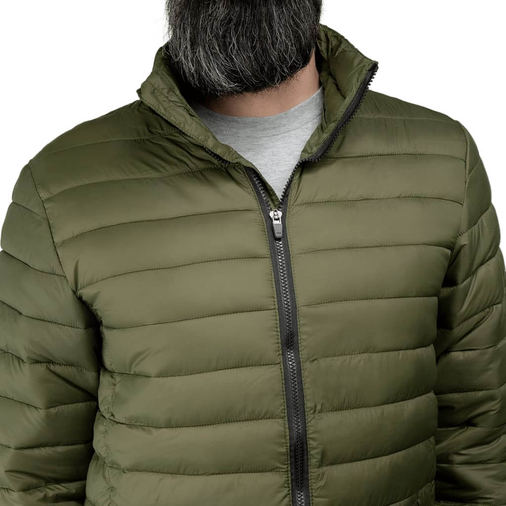 Texco Puffer Jacket Military Green - Curve Gear